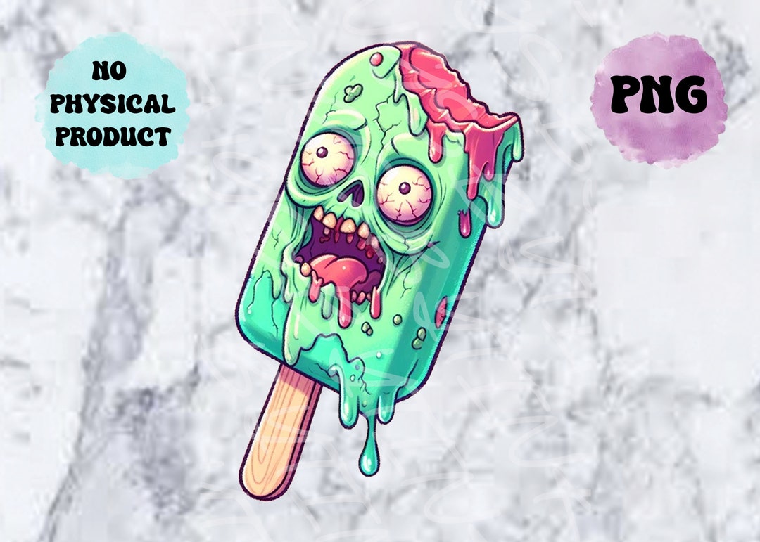 Zombie Popsicle PNG zombie Png, Popsicle Png, Gothic Png, Spooky Png ...