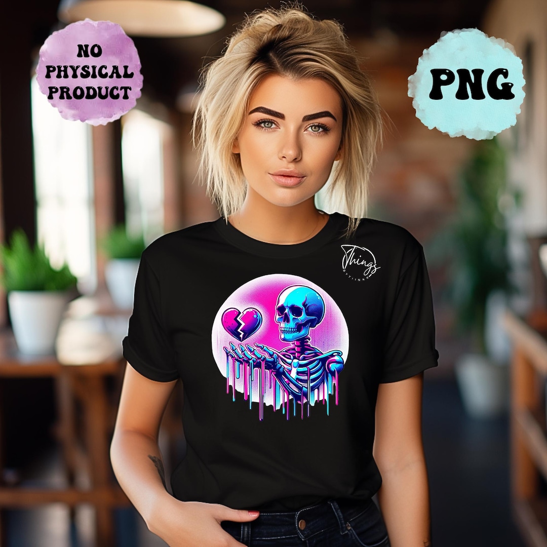 Broken Heart Skeleton PNG broken Heart Png, Skeleton Png, Neon Png ...