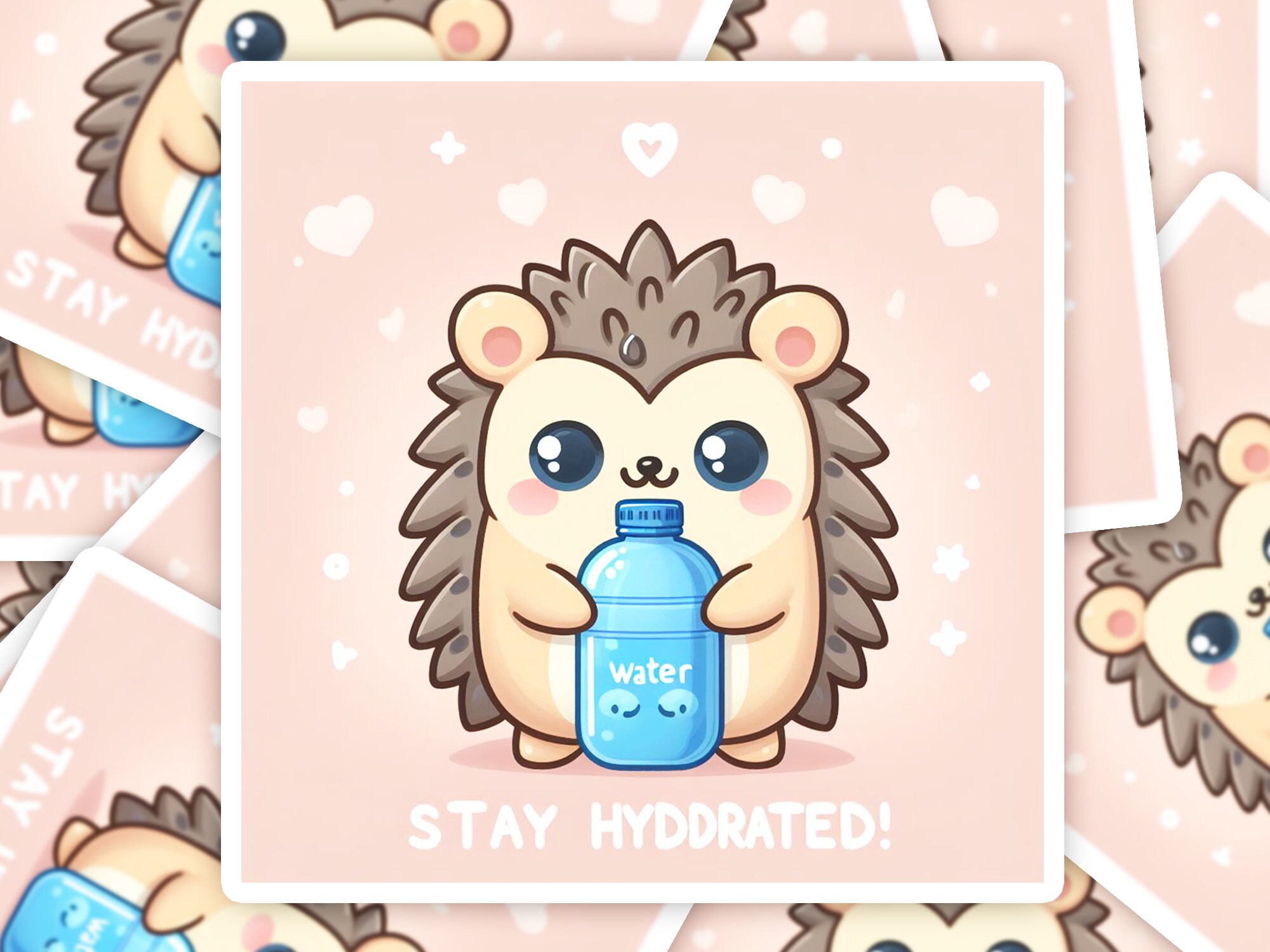 Stay Hydrated Sticker kawaii Sticker, Mental Health Sticker, Health ...