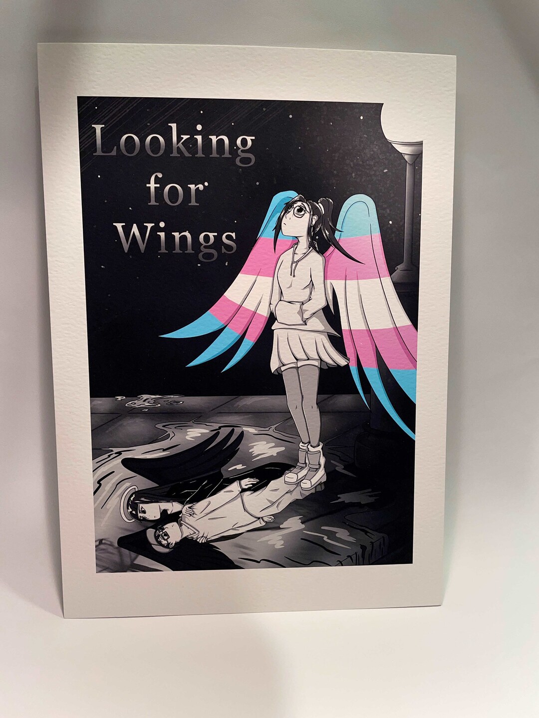 Trans Comig Coming Out Art Print LGBTQ Art Room Table Wall Decoration ...