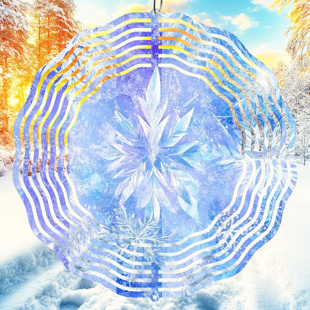 Snowflakes Wind Spinner PNG, Merry Christmas PNG, Snowflakes Winter PNG ...