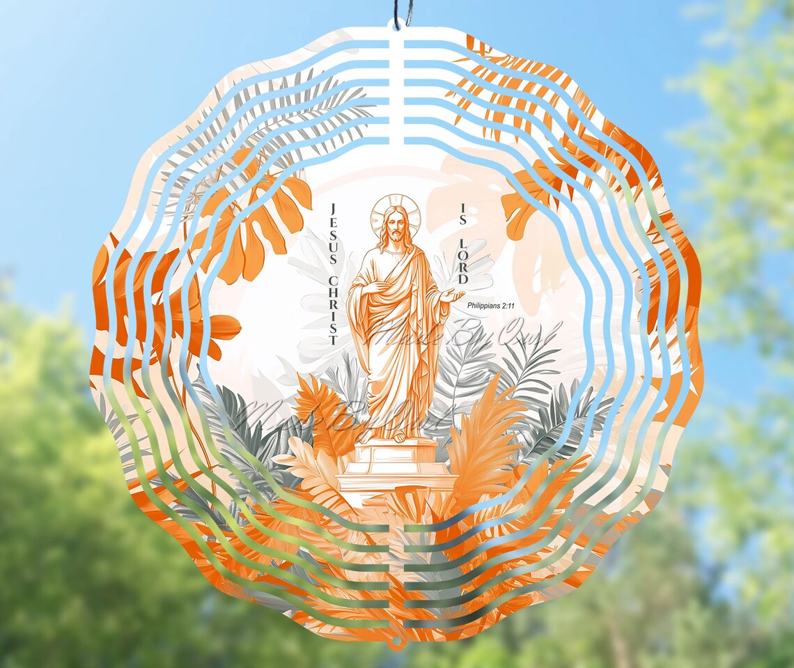 Cata-vento de Jesus Cristo PNG: Design cristão boho para sublimação ...