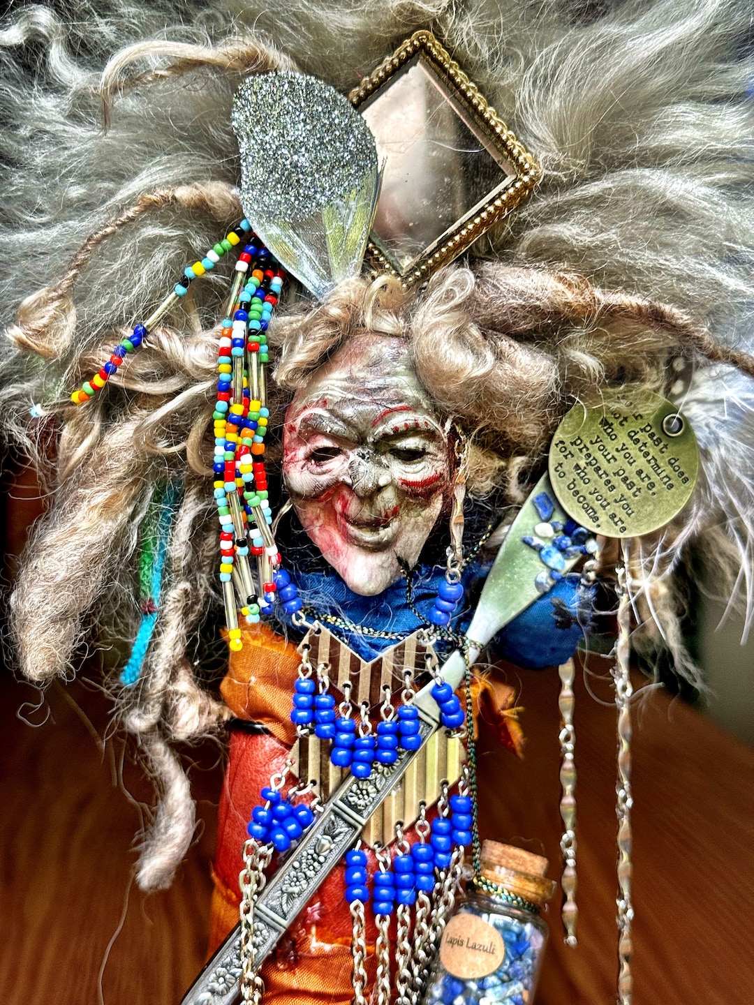 THE TRICKSTER Spirit Art Doll, Assemblage Art, OOAK - Etsy