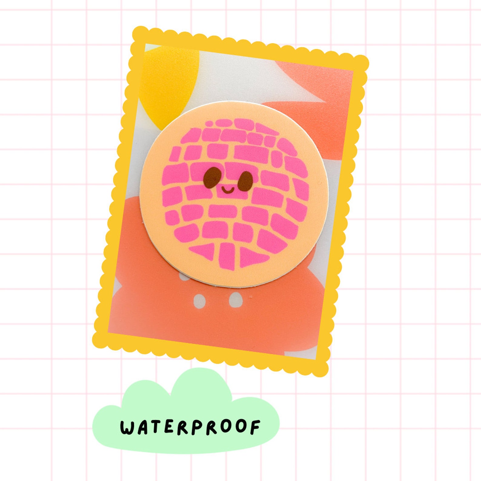 Concha Sticker Mexican Stickers mexican Food Laptop Sticker notebook ...