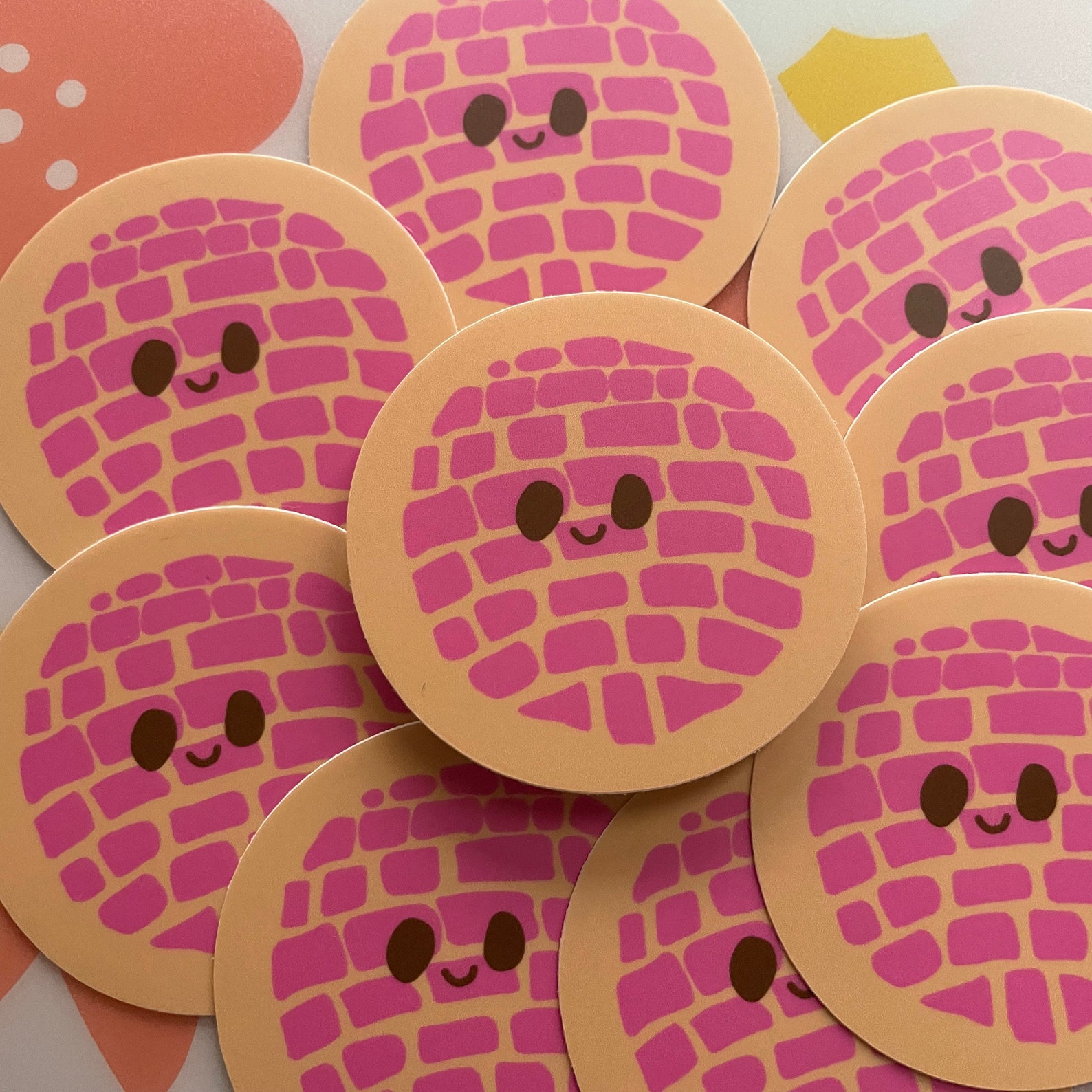 Concha Sticker Mexican Stickers mexican Food Laptop Sticker notebook ...