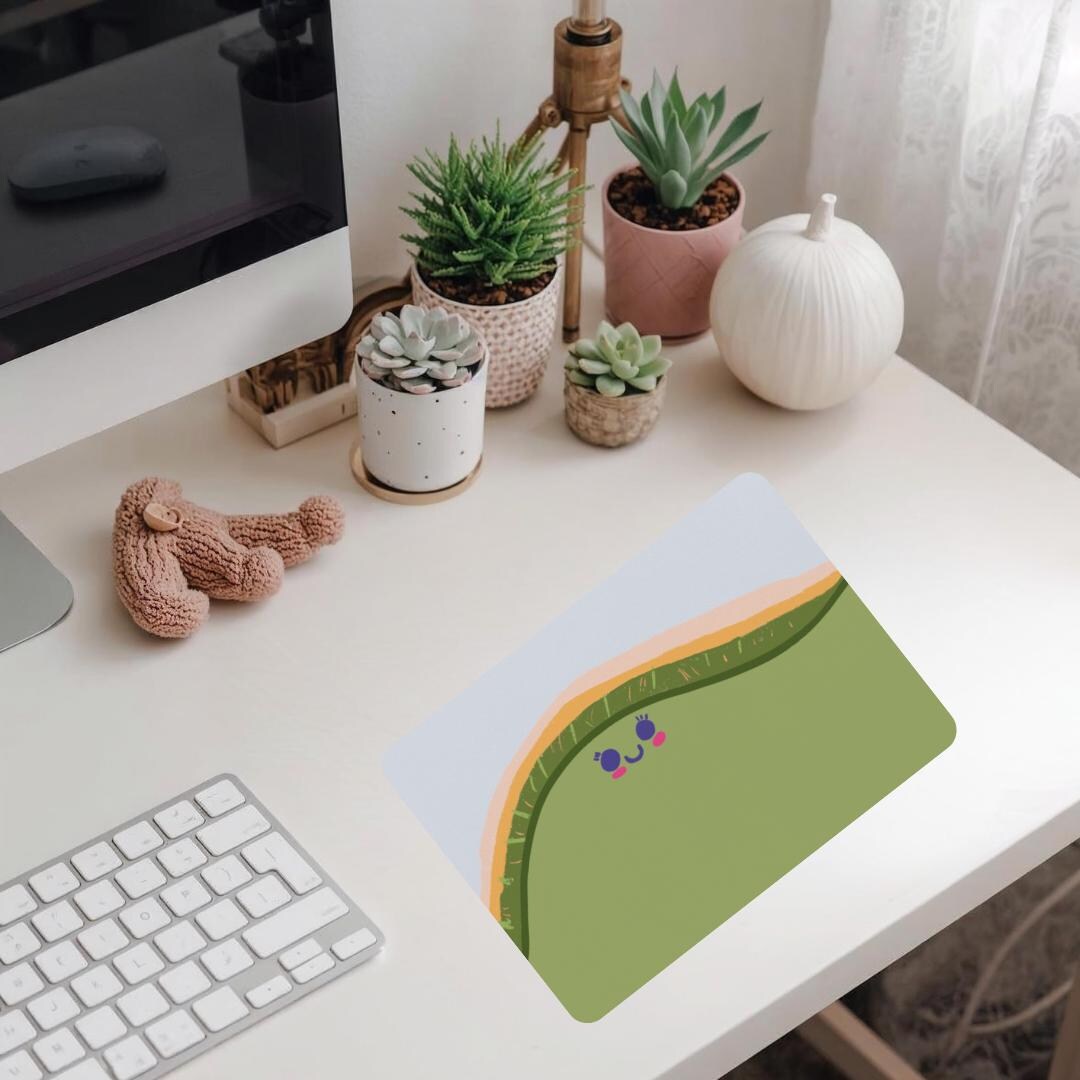 Kawaii Purple Mountain Mouse Pad – Cute Desk Decor - Etsy