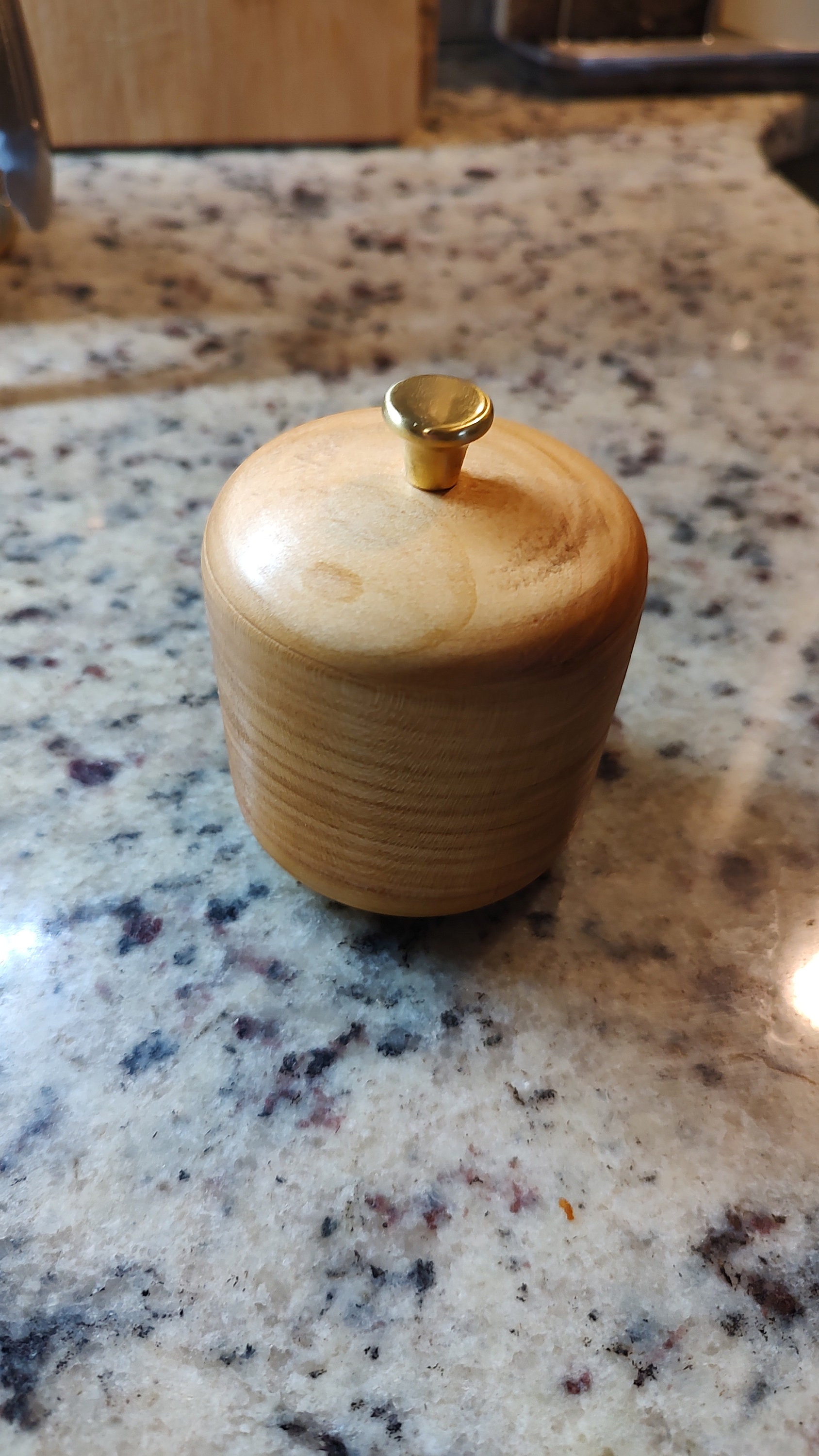 Lidded Turned Wood Box - Etsy