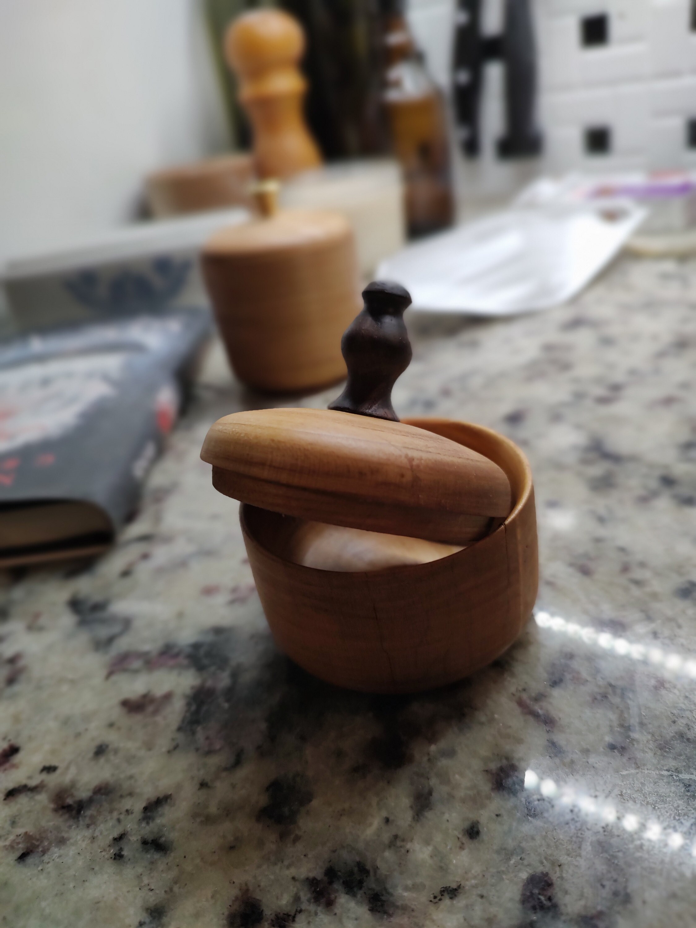 Lidded Turned Wood Box - Etsy