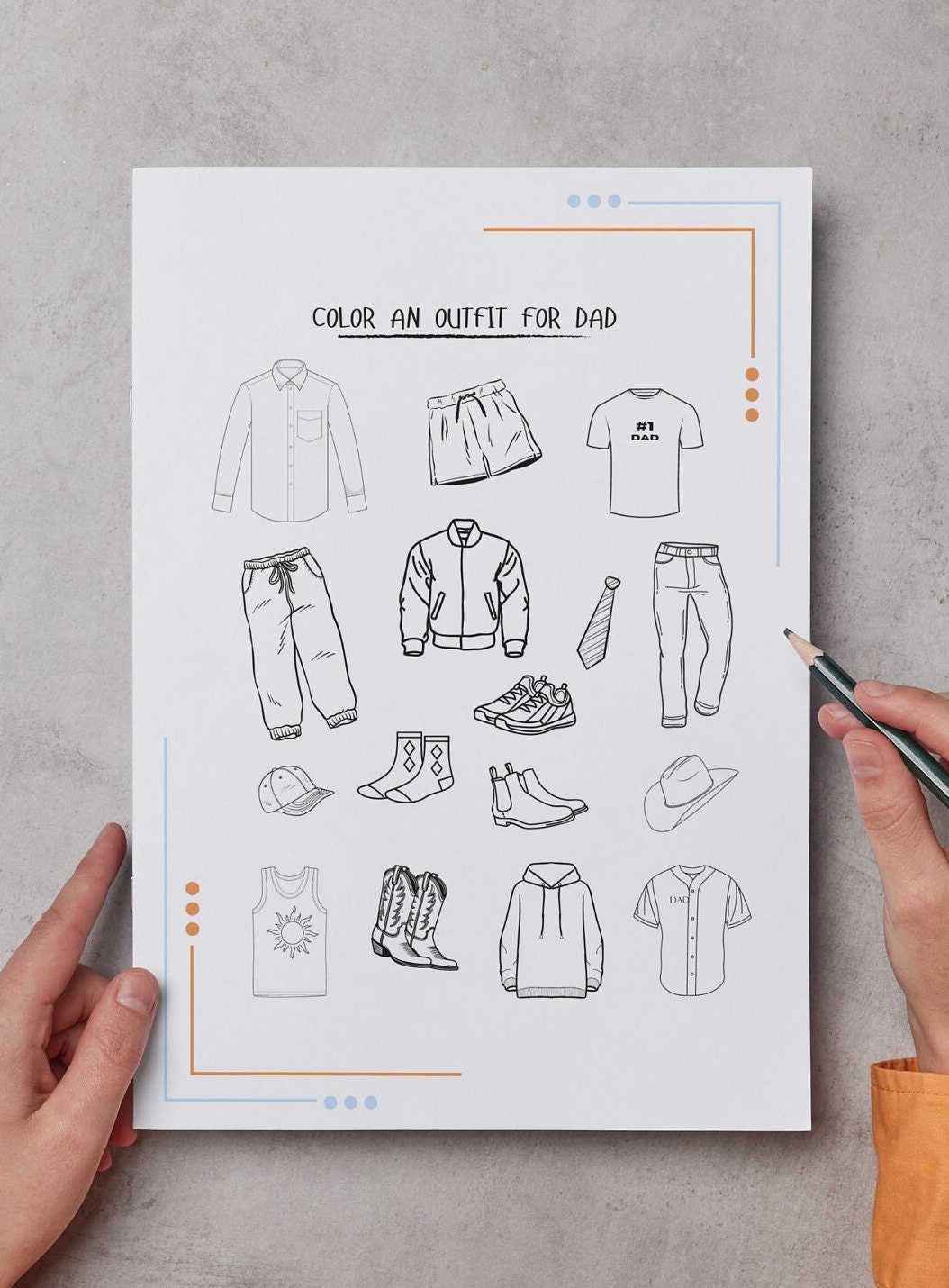 Father's Day Activity Pack Father's Day Craft Digital Download - Etsy