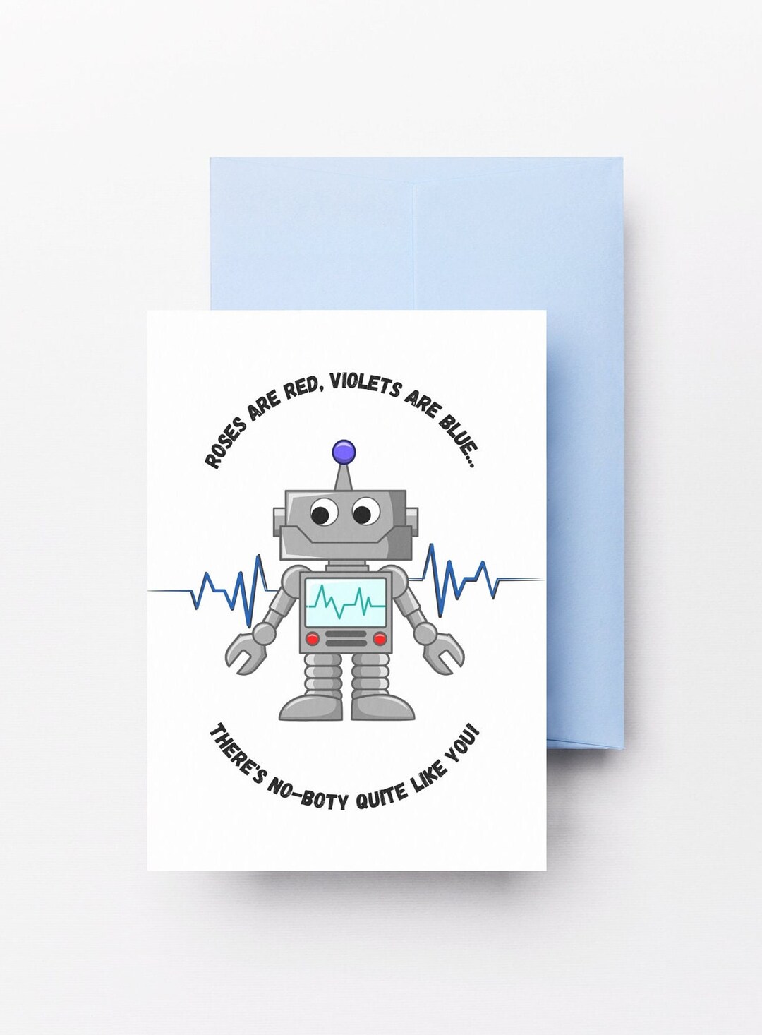 Robot Father's Day Card Digital Download PDF Print - Etsy