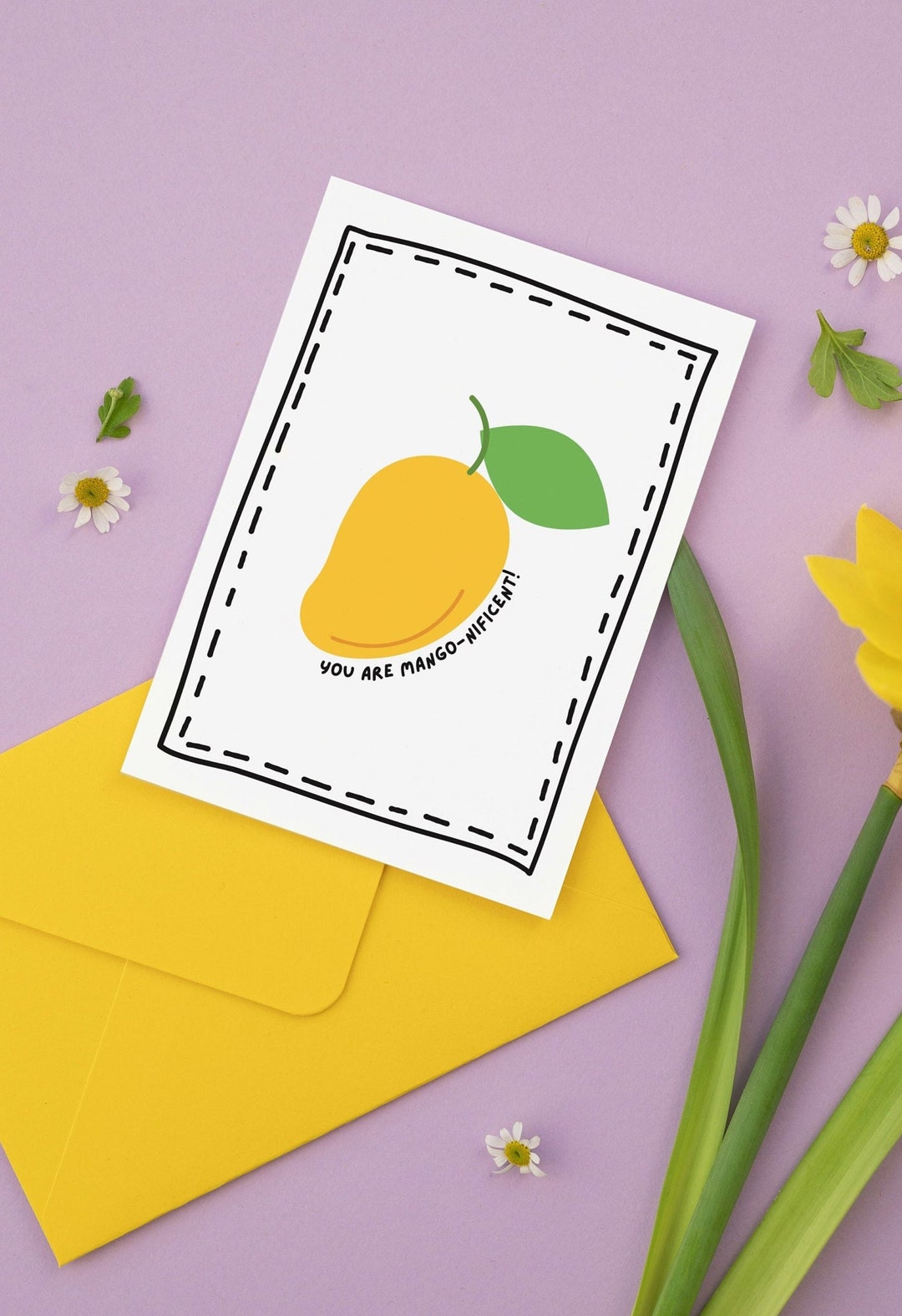 You Are Mango-nificent Mango Card for Friend Thank You PDF Print - Etsy