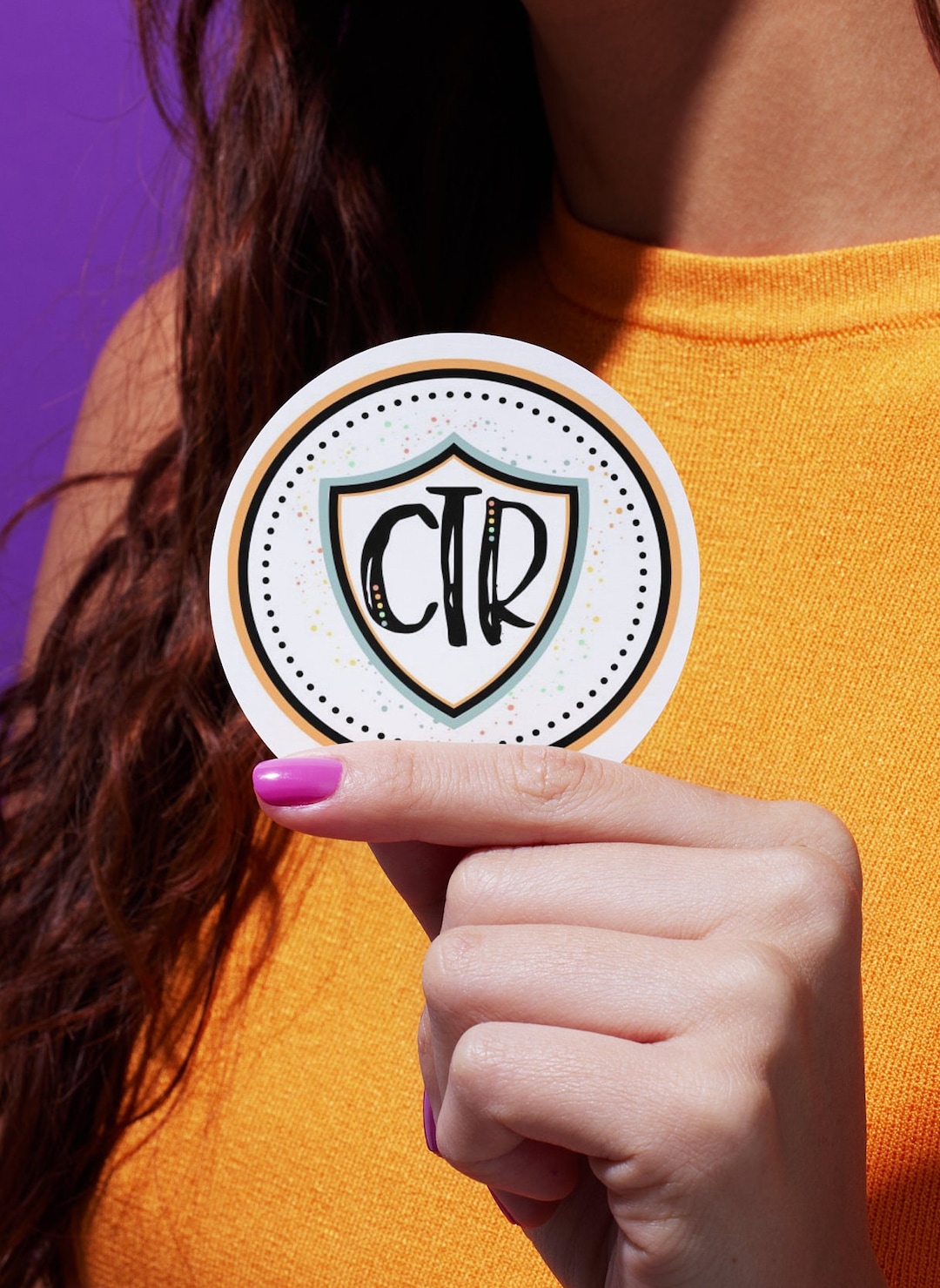 Rainbow CTR Shield SVG PNG Bundle Downloadable Sticker Cupcake Topper ...