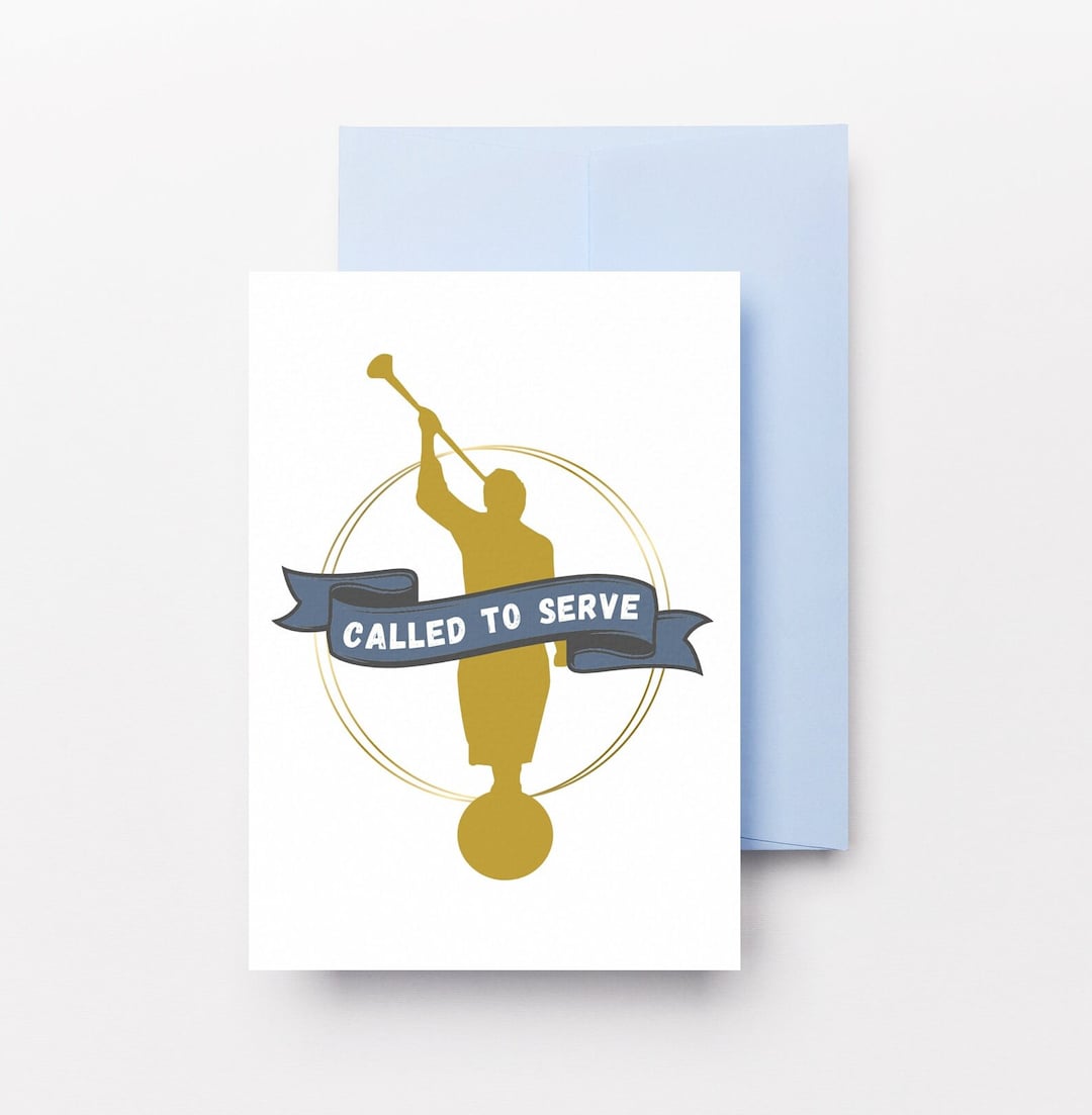 LDS Missionary Greeting Card - Print It Yourself - Etsy