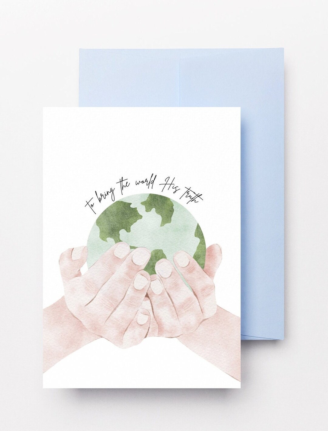 LDS Missionary Farewell Card - Digital Download - Print It Yourself - Etsy