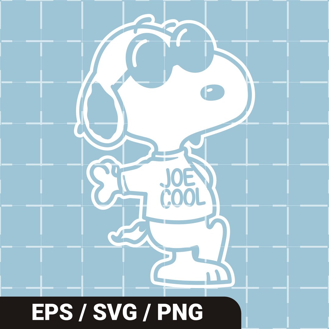 Snoopy, Cool Peanuts Character Illustration Clip Art - Etsy