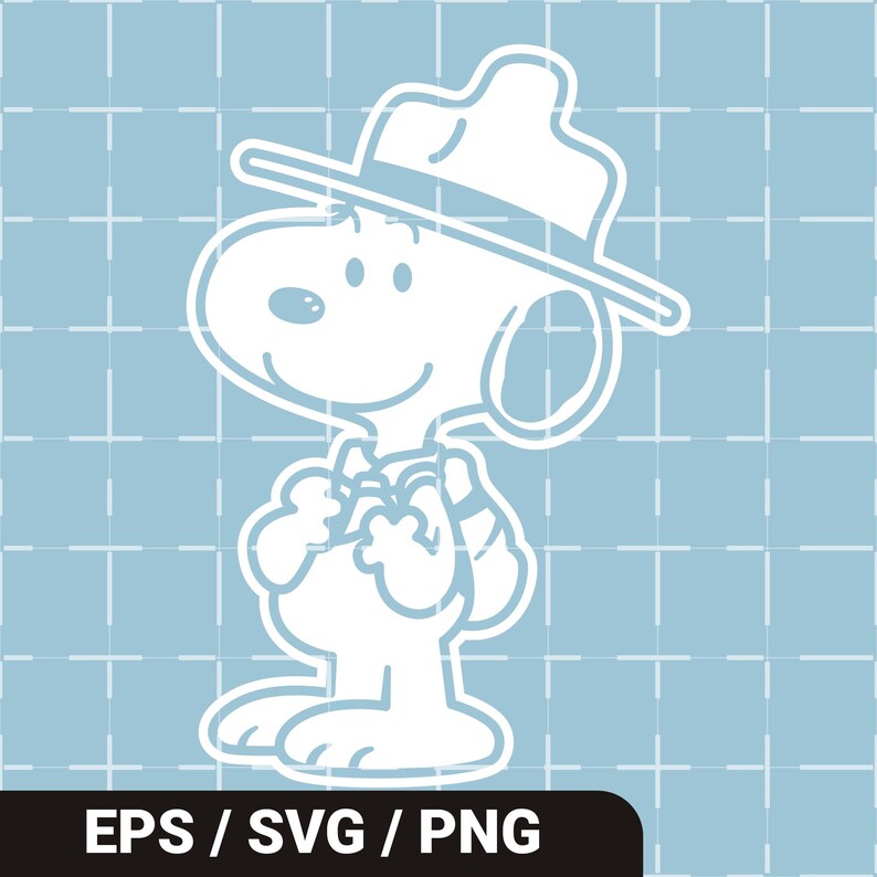 Snoopy, Cool Peanuts Character Illustration Clip Art - Etsy