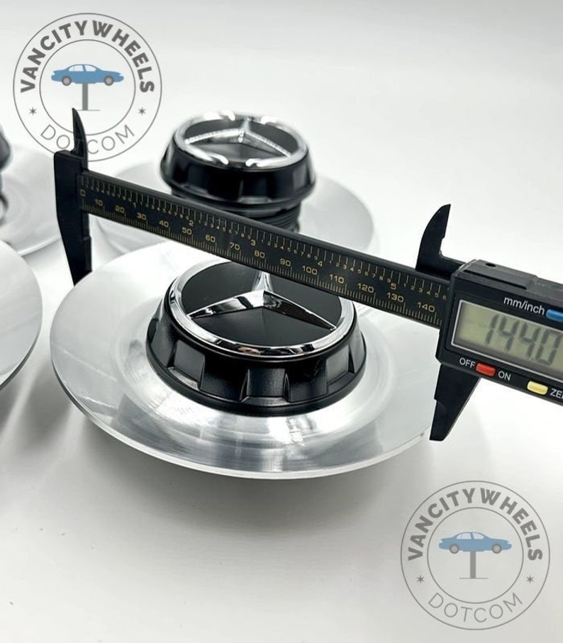 Mercedes Benz A2224002800 144mm/67mm Center Cap Hub Cover Emblem Spoke ...