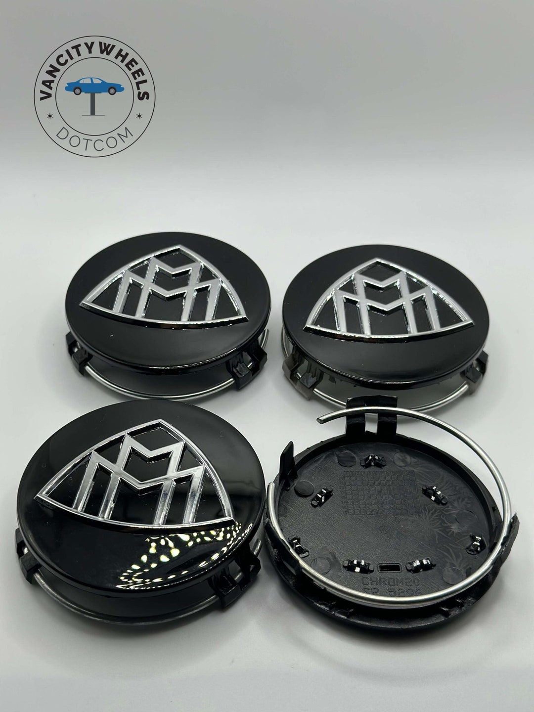 Mercedes Maybach-s Class Wheel Center Caps Takeoff set of 4 Black - Etsy