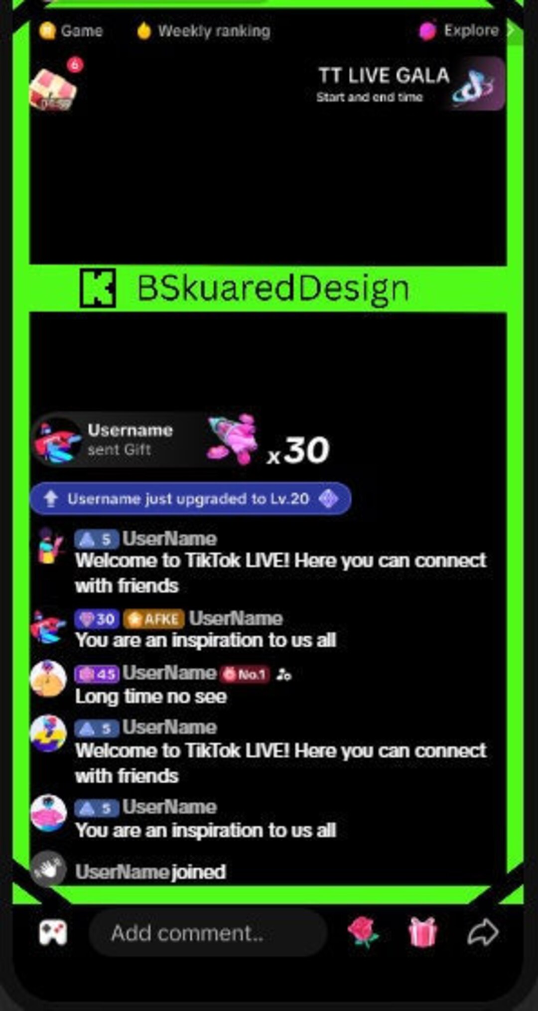 Kick Streaming Vertical Overlay for Tiktok/youtube Shorts/streamlabs ...
