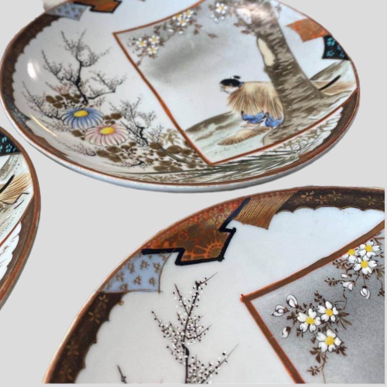 Japanese Kutani Antiques Plates - Etsy