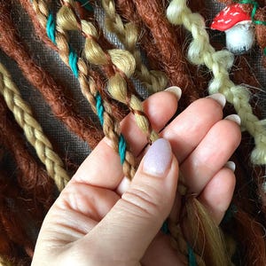 Red Copper Double Ended Dreadlocks Set - Forest Elf - Etsy