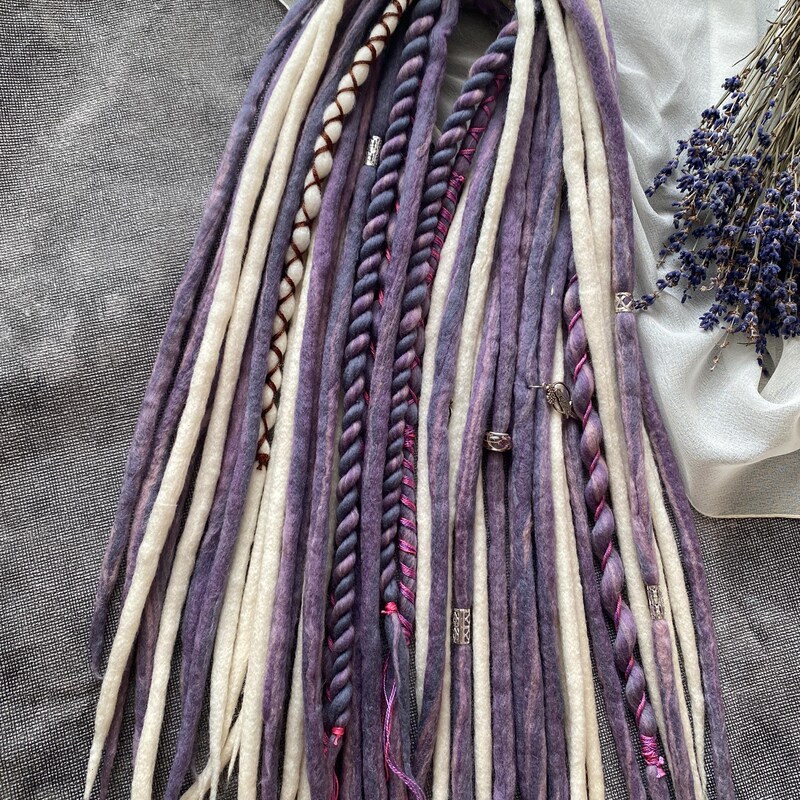 Wool Dreadlock Extensions - Etsy