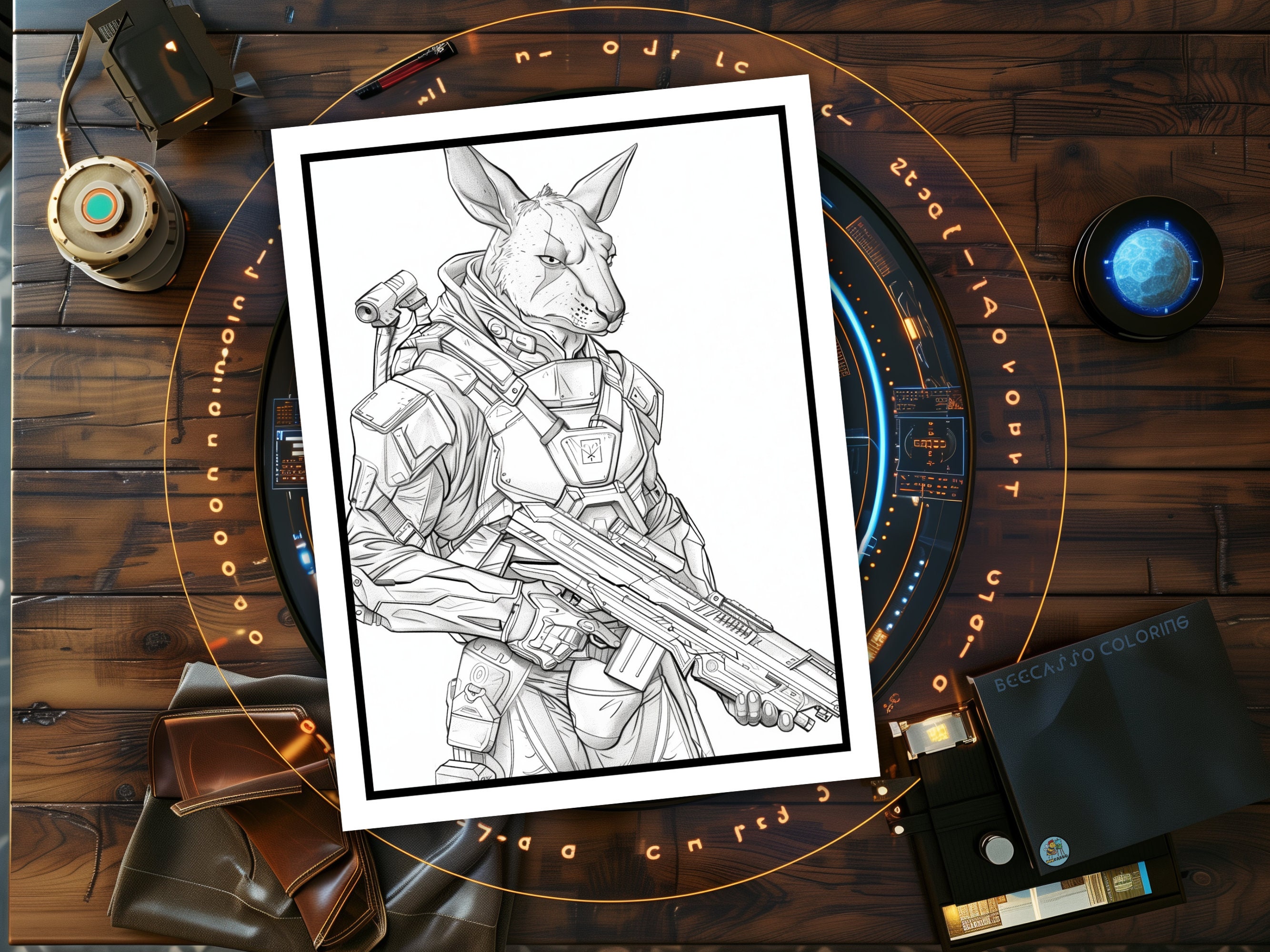 Animal Futuresoldier Coloring Pages - 50 Designs for Adults and Teens ...