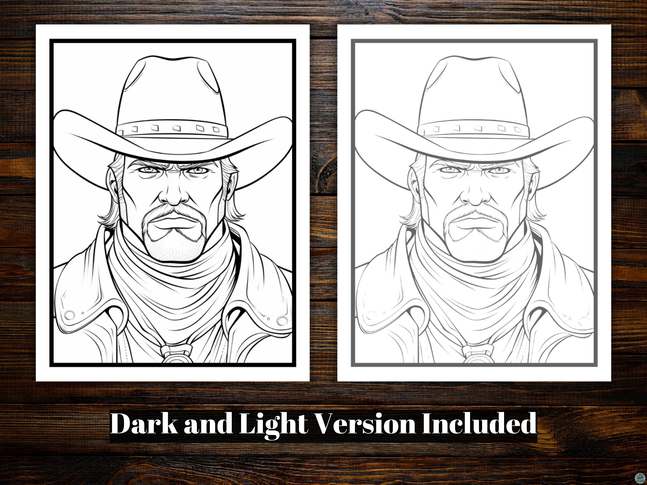 Cowboys Coloring Pages for Adults & Kids - 50 Western-themed Designs ...