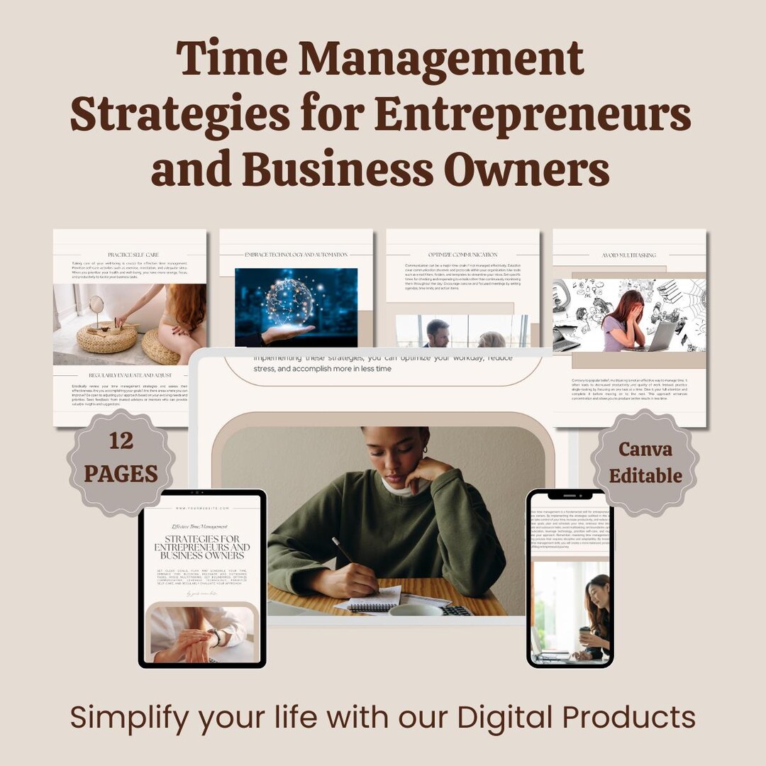Time Management Strategies for Entrepreneurs and Business Owners, Task ...