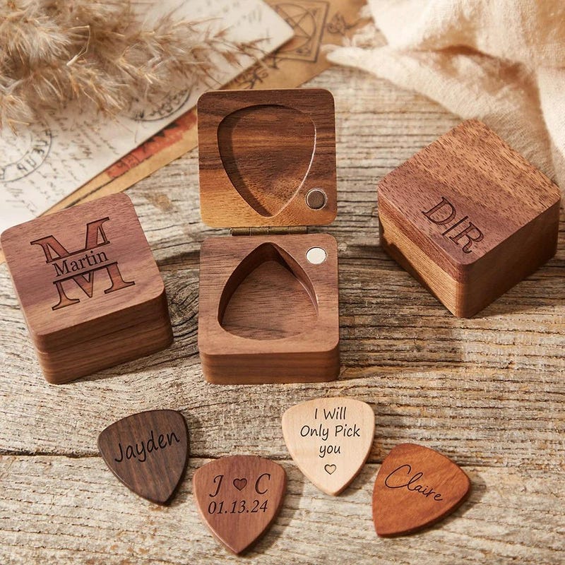 Guitar Pick Box - Etsy