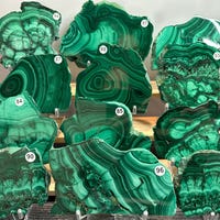 Polished Malachite Slab - Etsy