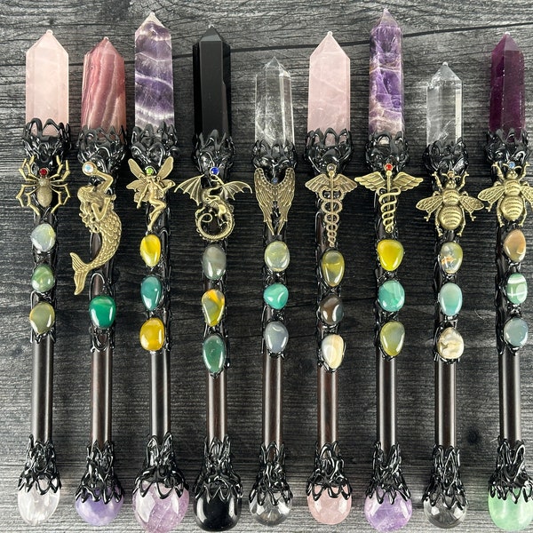 Magic Crystal Wand - Etsy