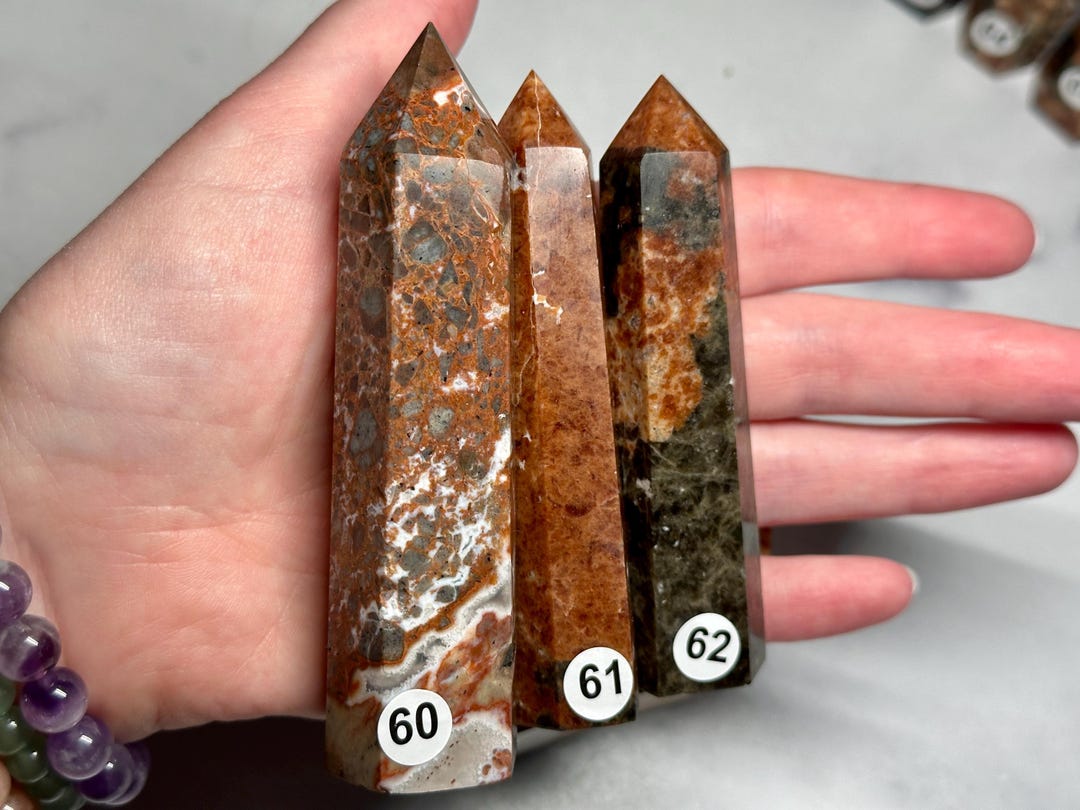 Spessartite Orange Garnet Tower (natural Crystal) You Select - Etsy