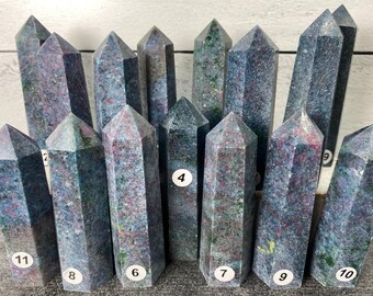 Ruby Kyanite Tower - Etsy