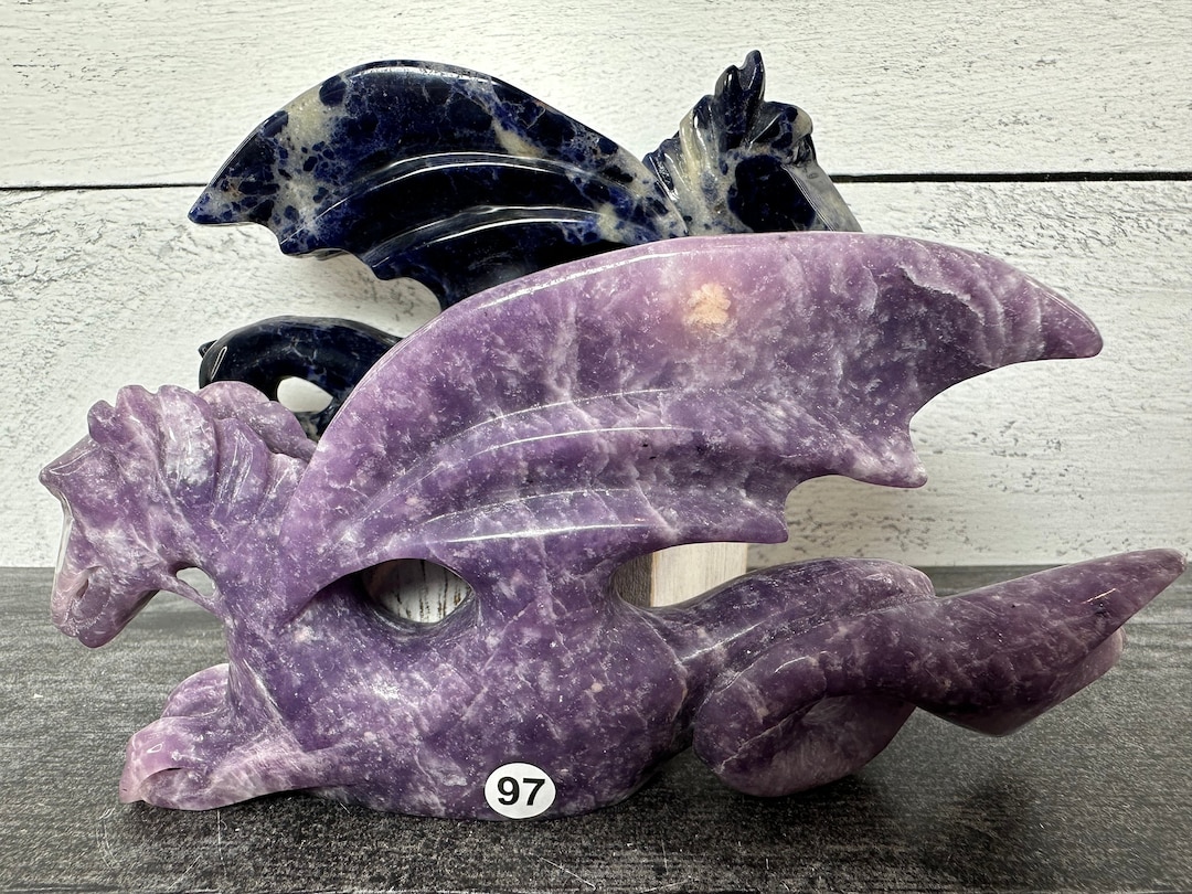 Dragon Curly Tail 5.4-6.5 Carved Natural Crystal - Etsy