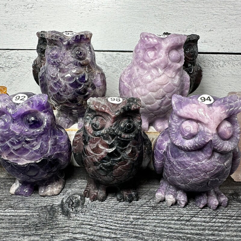 Amethyst Owl - Etsy