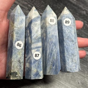 Blue Kyanite Tower Point (natural Crystal) You Select - Etsy