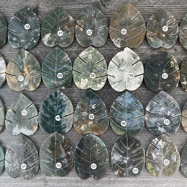 Moss Agate - Etsy