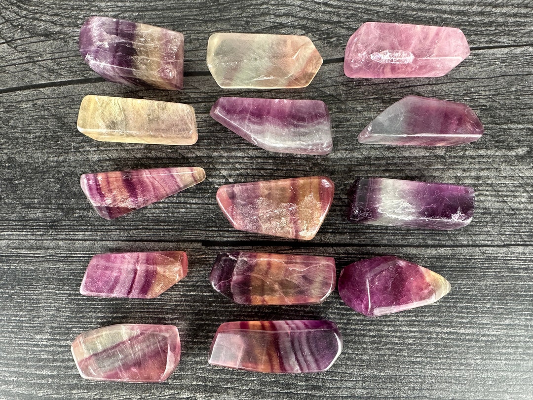 Candy Fluorite Small Freeform natural Crystal - Etsy