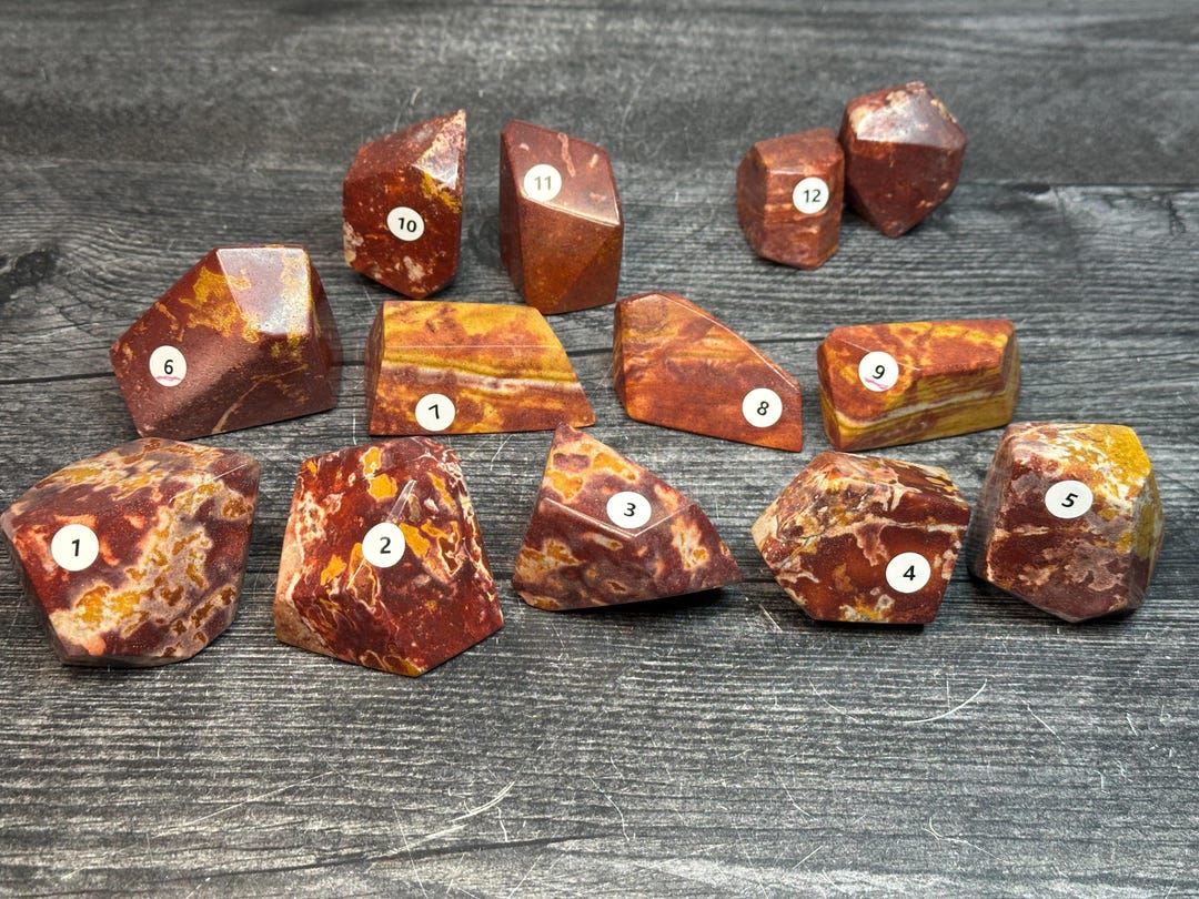 Van Gogh Jasper Freeform (natural Crystal) You Select - Etsy