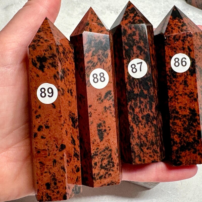 Red Obsidian - Etsy