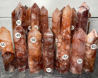 Large Fire Quartz Tower - Etsy