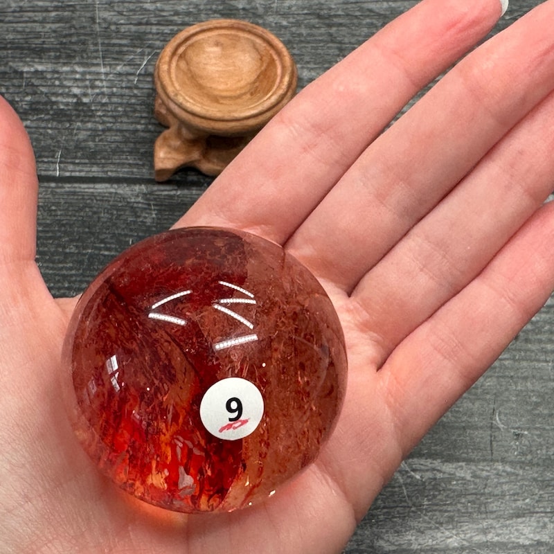 Fire Red Sphere - Etsy