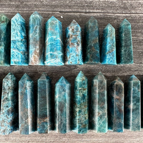 Neon Blue Apatite - Etsy
