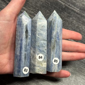 Blue Kyanite Tower Point (natural Crystal) You Select - Etsy