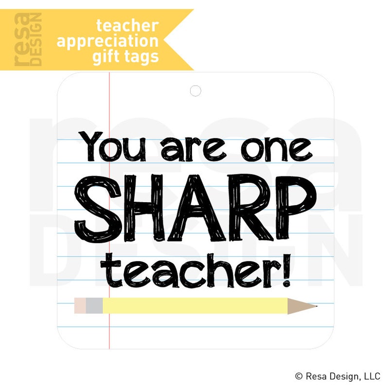 TEACHER APPRECIATION you Are One Sharp Teacher - Etsy