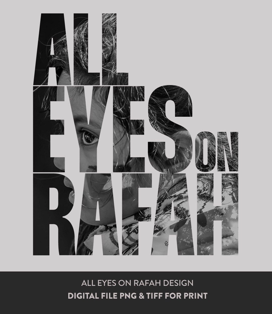 All Eyes on Rafah Tshirt Png Free Palestine Design for Tshirt Rafah ...