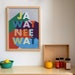 Print Afrikaans Saying Fun Wall Art South Africa Décor Quirky Afrikaans ...