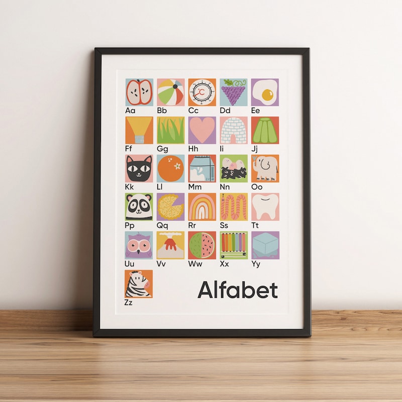 South African Alphabet Print - Etsy