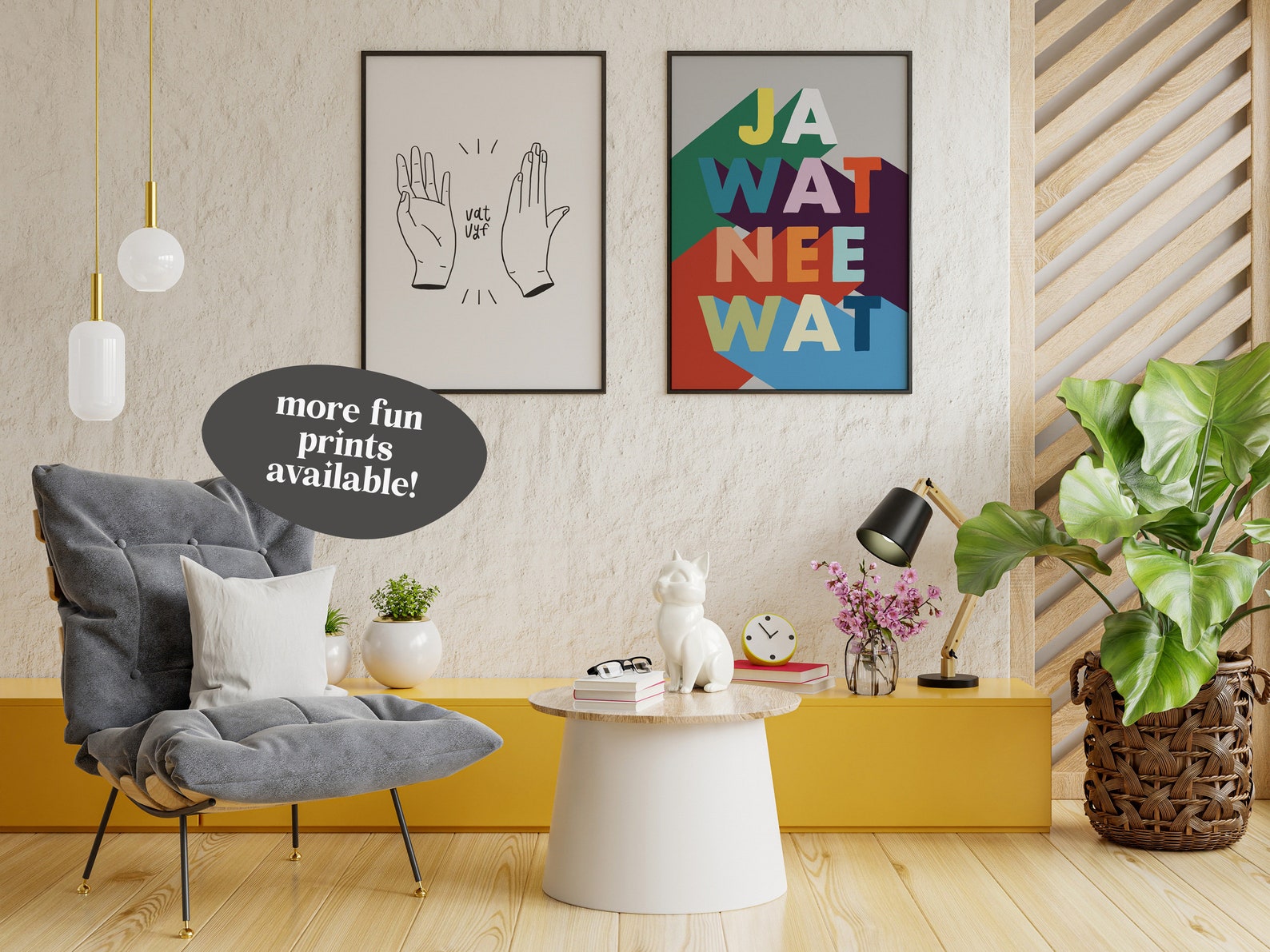 Print Afrikaans Saying Fun Wall Art South Africa Décor Quirky Afrikaans ...